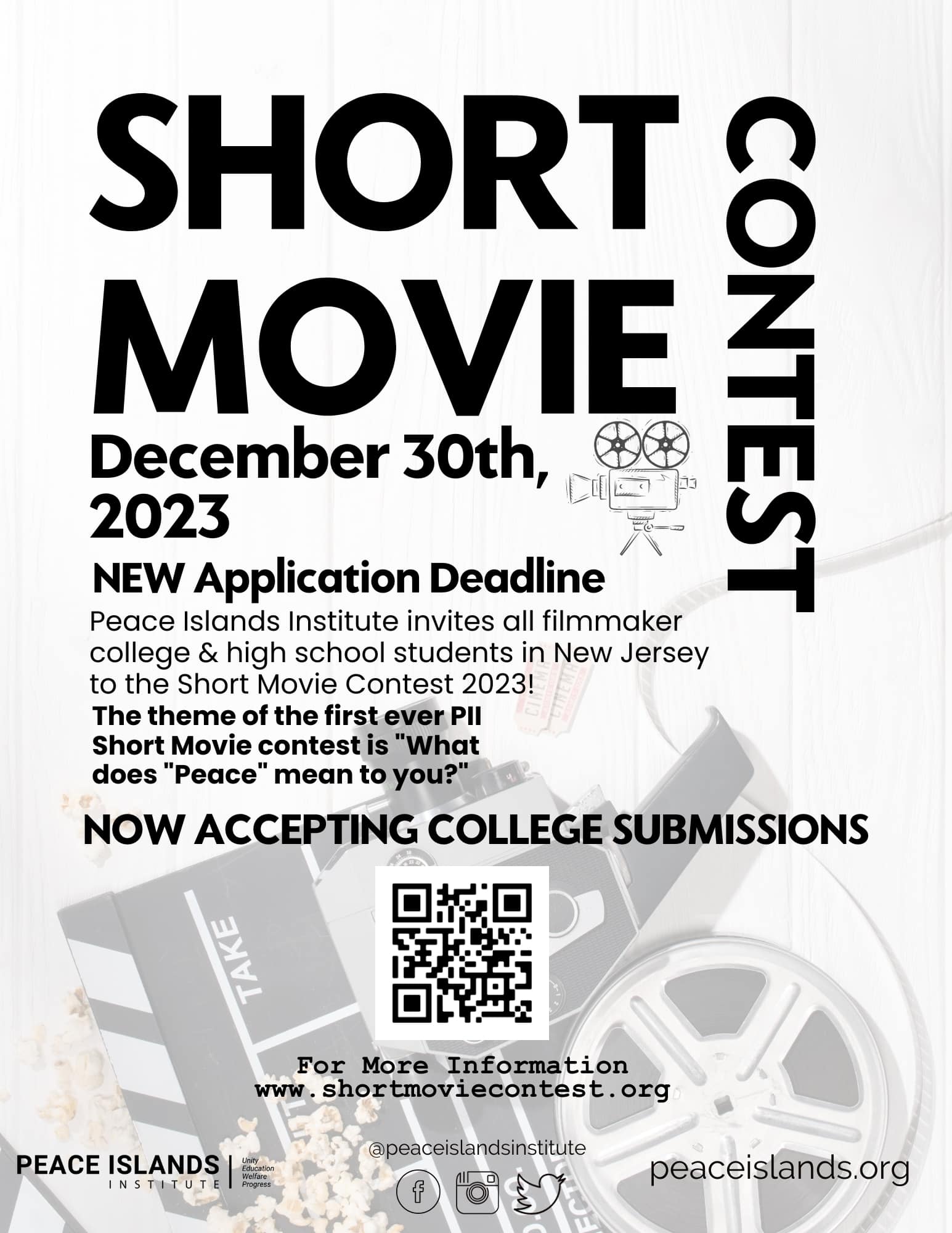 Join PII’s Latest Short Movie Contest – Apply Now! – Peace Islands ...