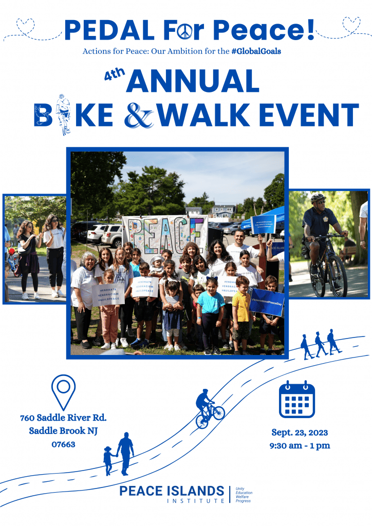 Pedal for Peace – Fourth Annual Bike and Walk Event – Peace Islands ...